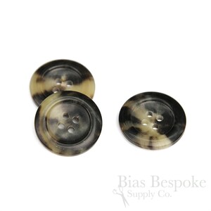 CLOUSEAU Dark and Light Genuine Buffalo Horn Suit and Coat Buttons ...
