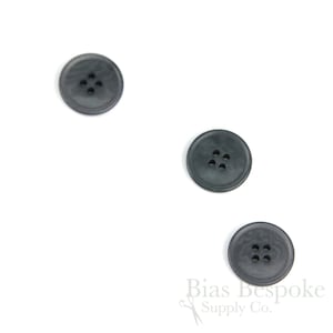 Sets of STROM Dark Gray Corozo Suit and Overcoat Buttons, Made in Italy ...
