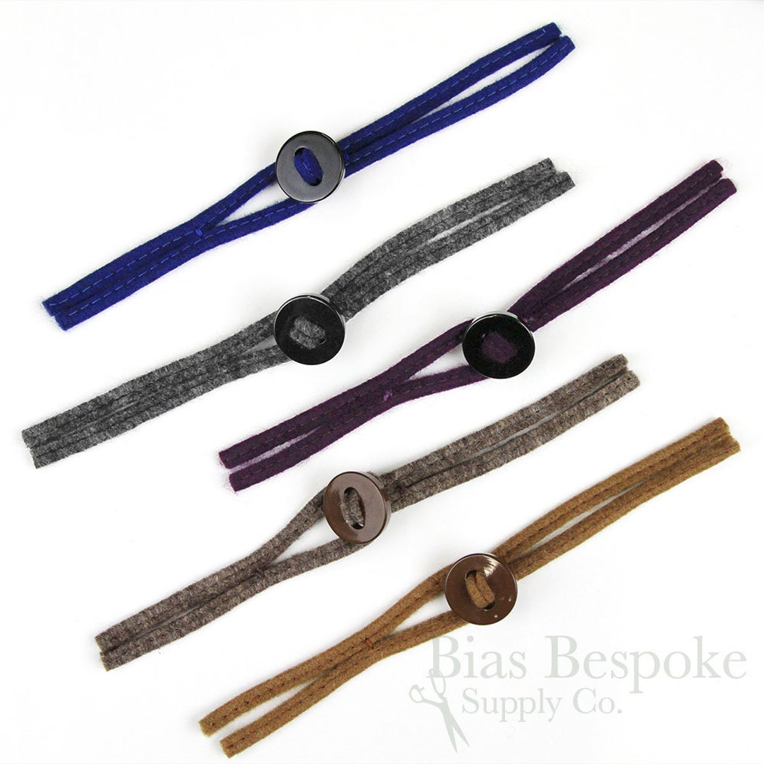 Simple, Minimalist Felt Toggles With Buttons, Made in Italy - Etsy