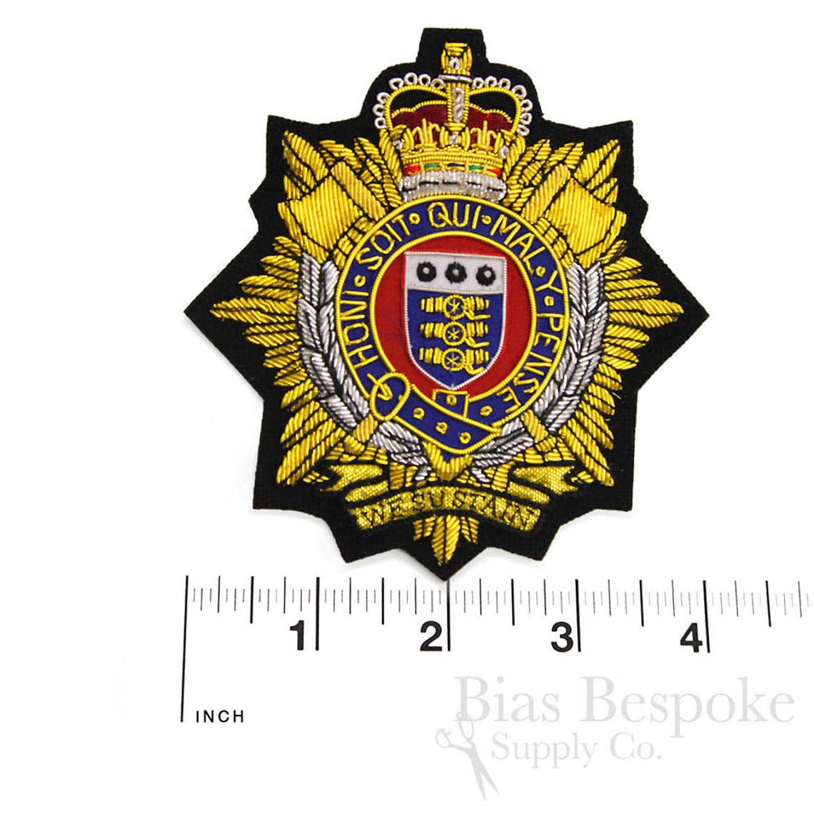 Large Bullion Wire Embroidered Badges in Three Styles - Etsy