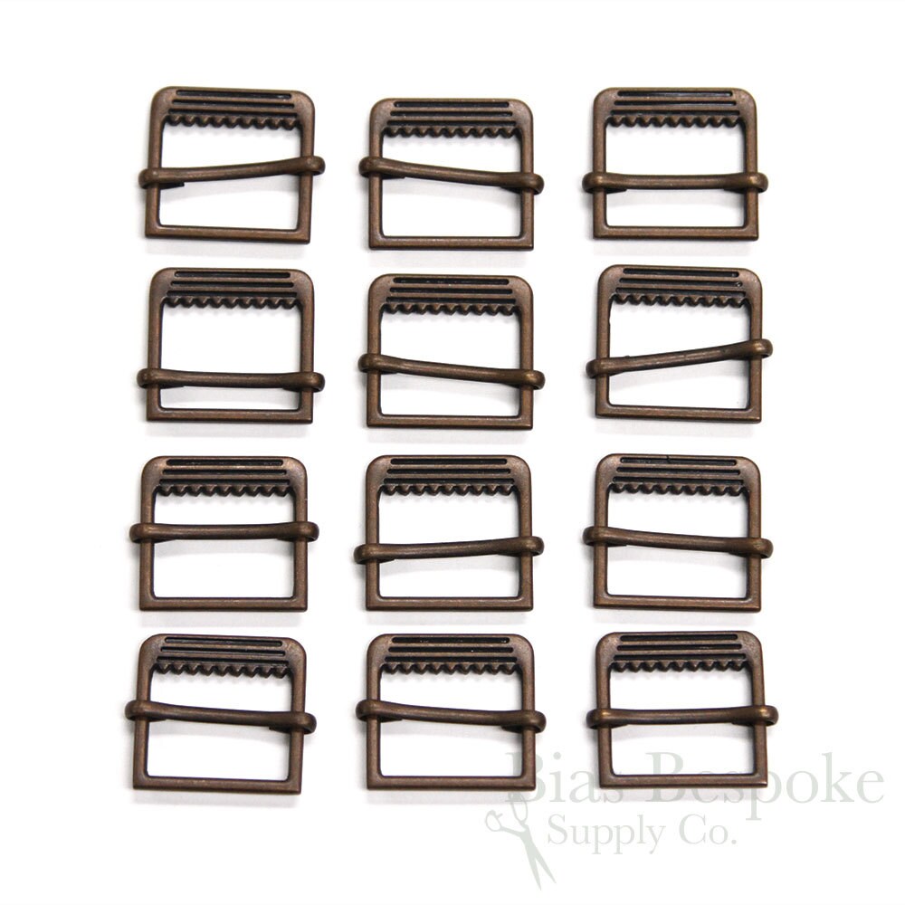 Set of 12 Slide-style Small Metal Buckles - Etsy