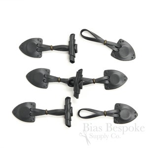 7" Genuine Leather Toggle Closures, Made in Italy - Etsy