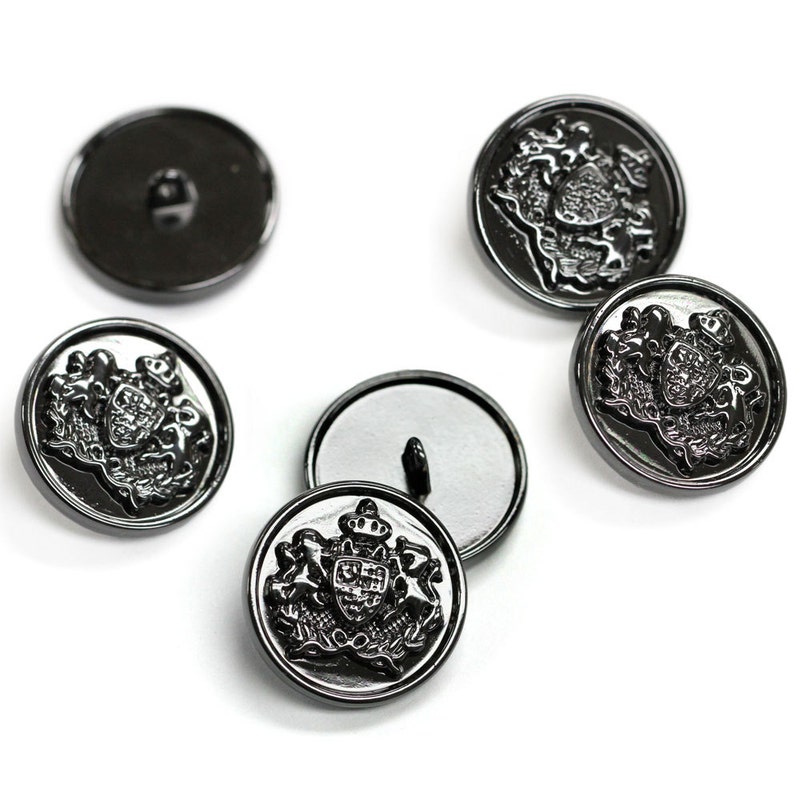 Black Coat Buttons - Etsy