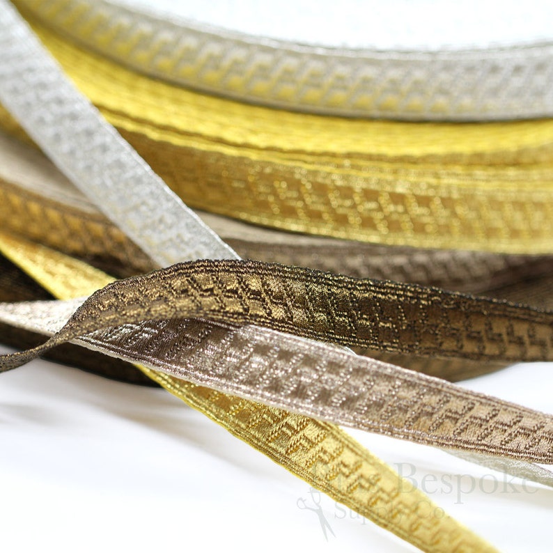 PAX 1/2 Geometric Bullion Braid Trim: 5 Yards or 27 Yard - Etsy