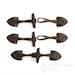 7" Genuine Leather Toggle Closures, Made in Italy - Etsy