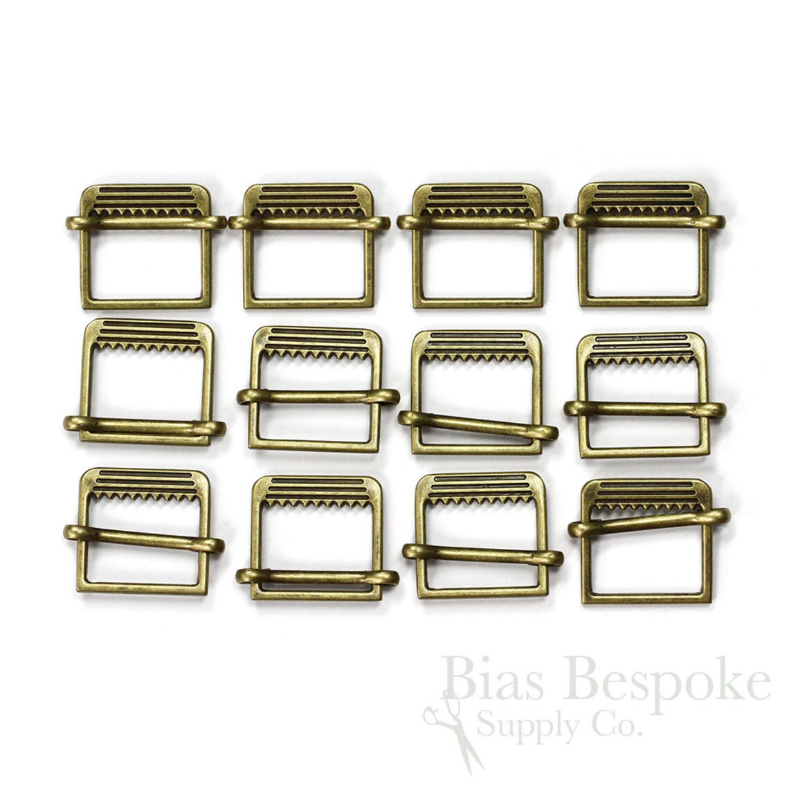 Set of 12 Slide-style Small Metal Buckles - Etsy