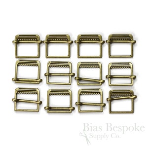 Set of 12 Slide-style Small Metal Buckles - Etsy