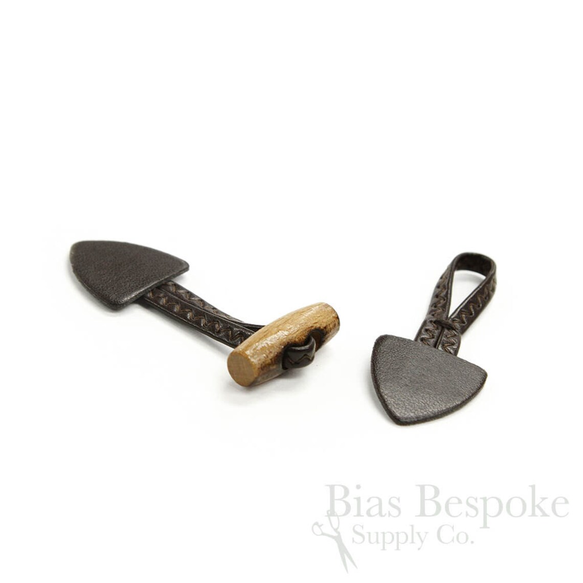 Small Leather Toggle Closures for Children's Clothes, Made in Italy - Etsy