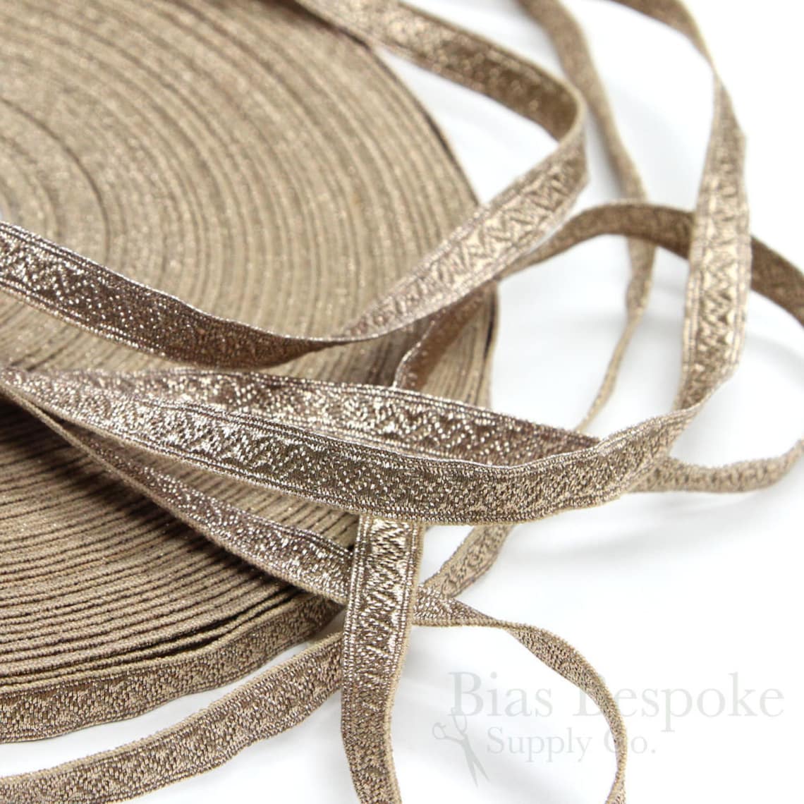 RIVA Narrow Bullion Braid Trim With Chevron Pattern: 5 Yards or 27 Yard ...