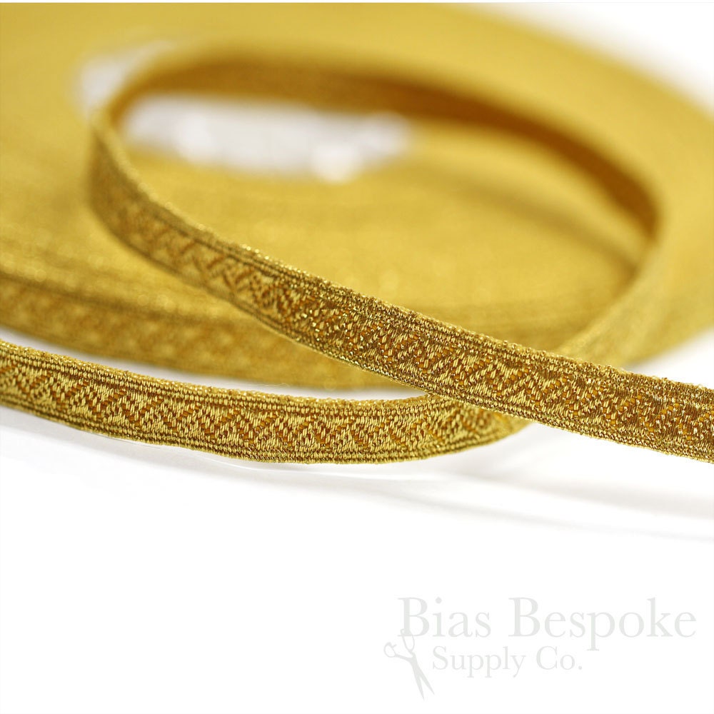 RIVA Narrow Bullion Braid Trim With Chevron Pattern: 5 Yards or 27 Yard ...