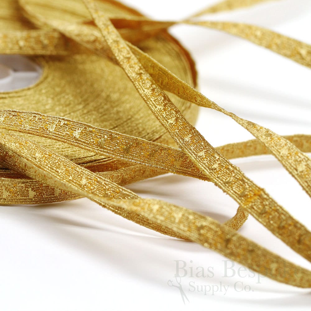 ADEL Narrow Bullion Braid Trim With Abstract Pattern: 5 Yards - Etsy