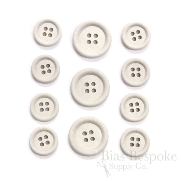 White Buttons - Etsy
