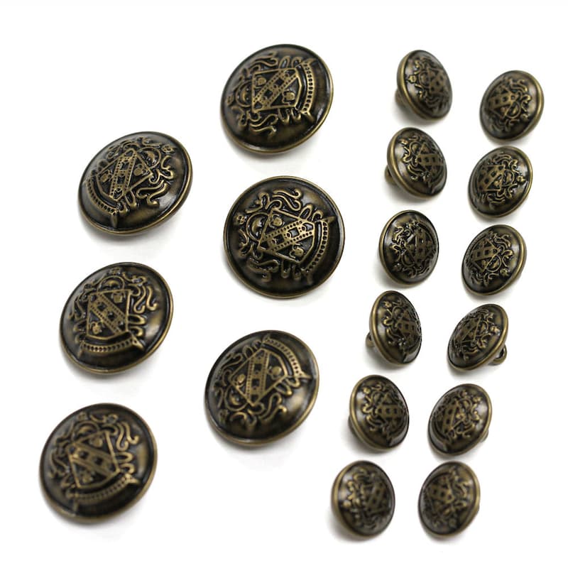 Antique Buttons Set - Etsy