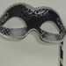 Blue Half Face Phantom Masquerade Mask - Etsy
