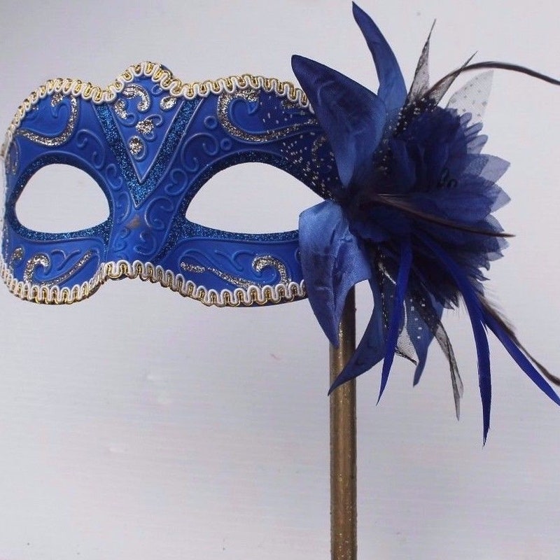 Mask on a Stick - Etsy