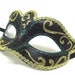 Blue Half Face Phantom Masquerade Mask - Etsy