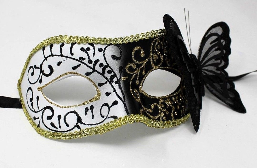 Black Butterfly Masquerade Mask
