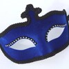 Blue Half Face Phantom Masquerade Mask - Etsy