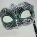 Blue Half Face Phantom Masquerade Mask - Etsy