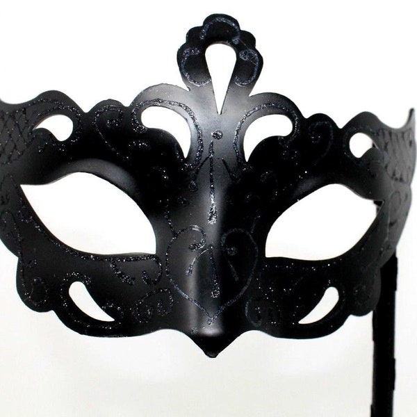 Masquerade Masks on a Stick - Etsy