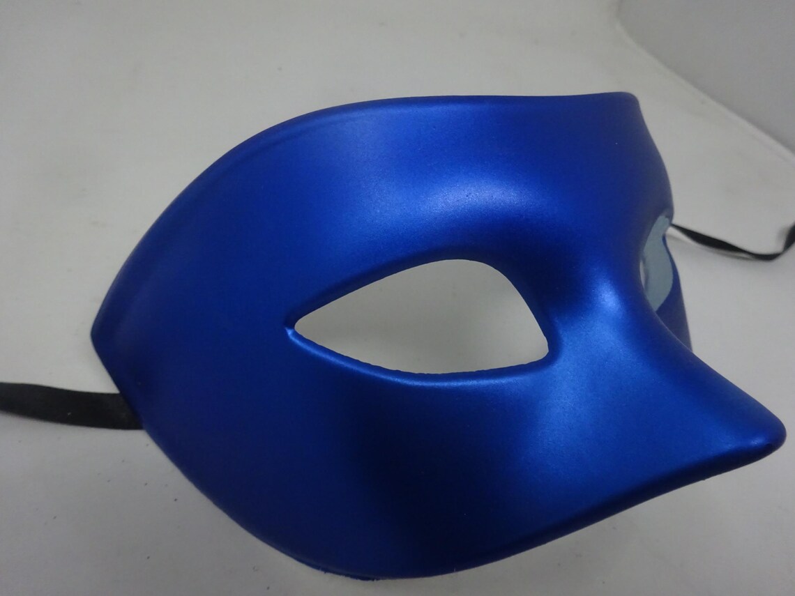 Blue Quality Mens Masquerade Mask - Etsy UK