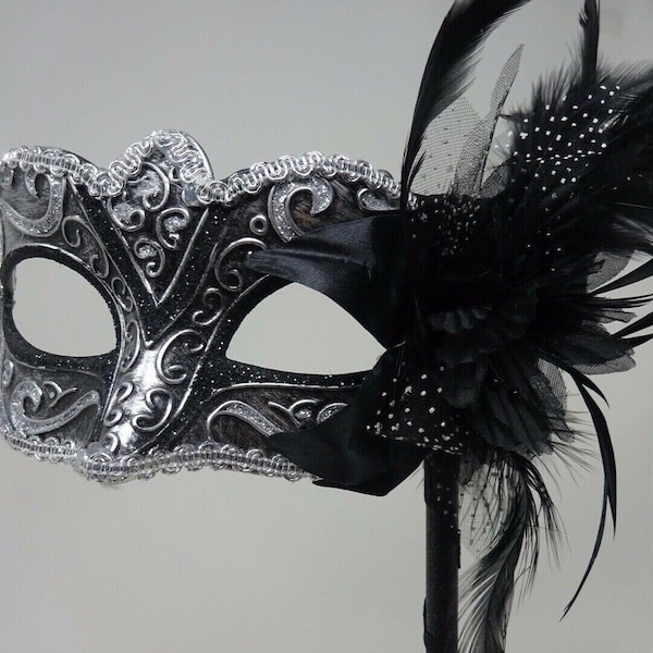 Mask on a Stick - Etsy