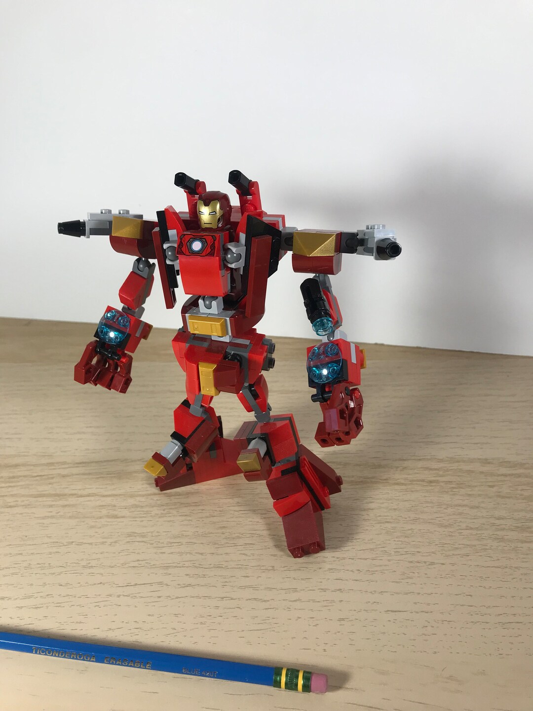 Iron Man's Enforcer II Mech Poseable Lego Suclpture - Etsy