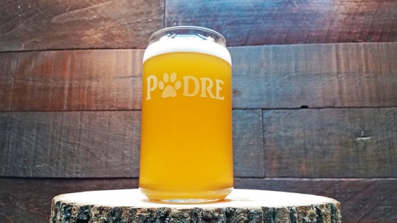 Padre Beer Can Glass Custom Engraved Beer Glass Engraved Can - Etsy