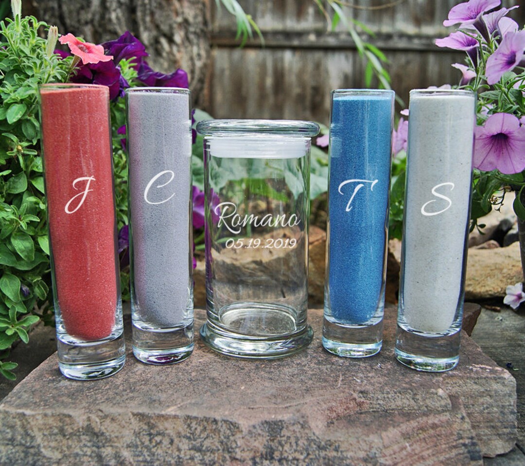 Unity Sand Ceremony Set / Personalized Unity Sand Set / Wedding / Unity ...