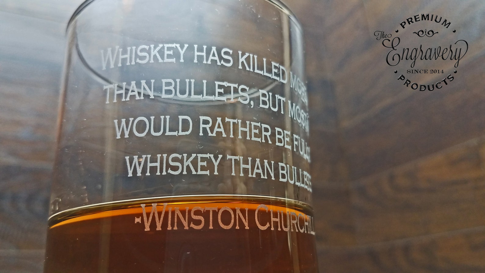 Winston Churchill Whiskey, Winston Churchill Quote, Custom Engraved ...