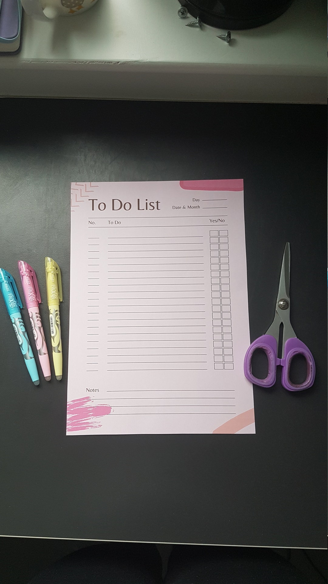 Pink to Do List Digital Download Printable - Etsy