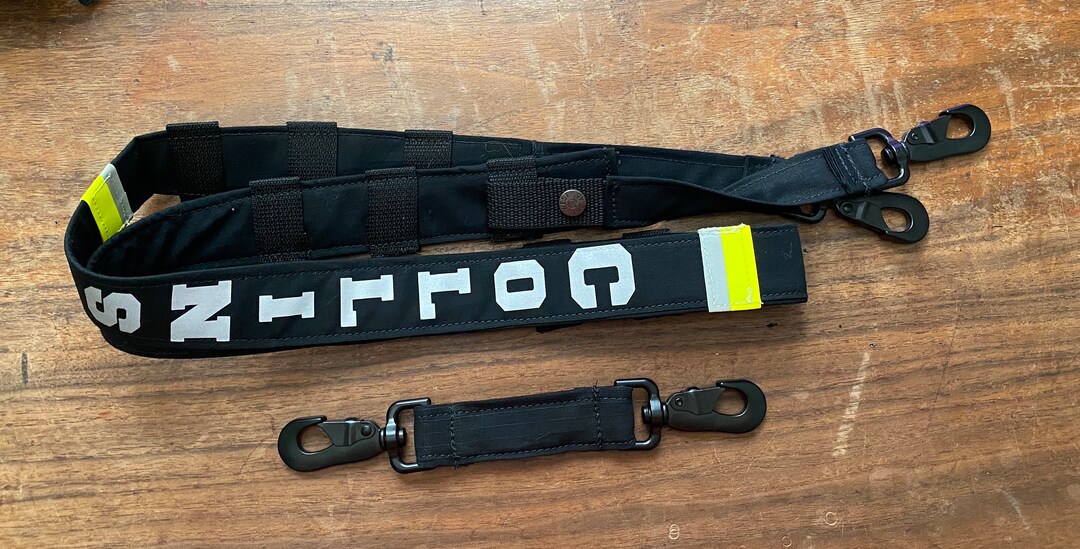 Custom Firefighter Radio Strap – Cotton Ripstop, Reflective Ribbon ...