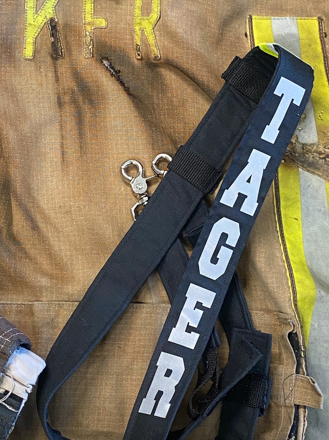 Firefighter Black Reflective Radio Strap Gifts for - Etsy
