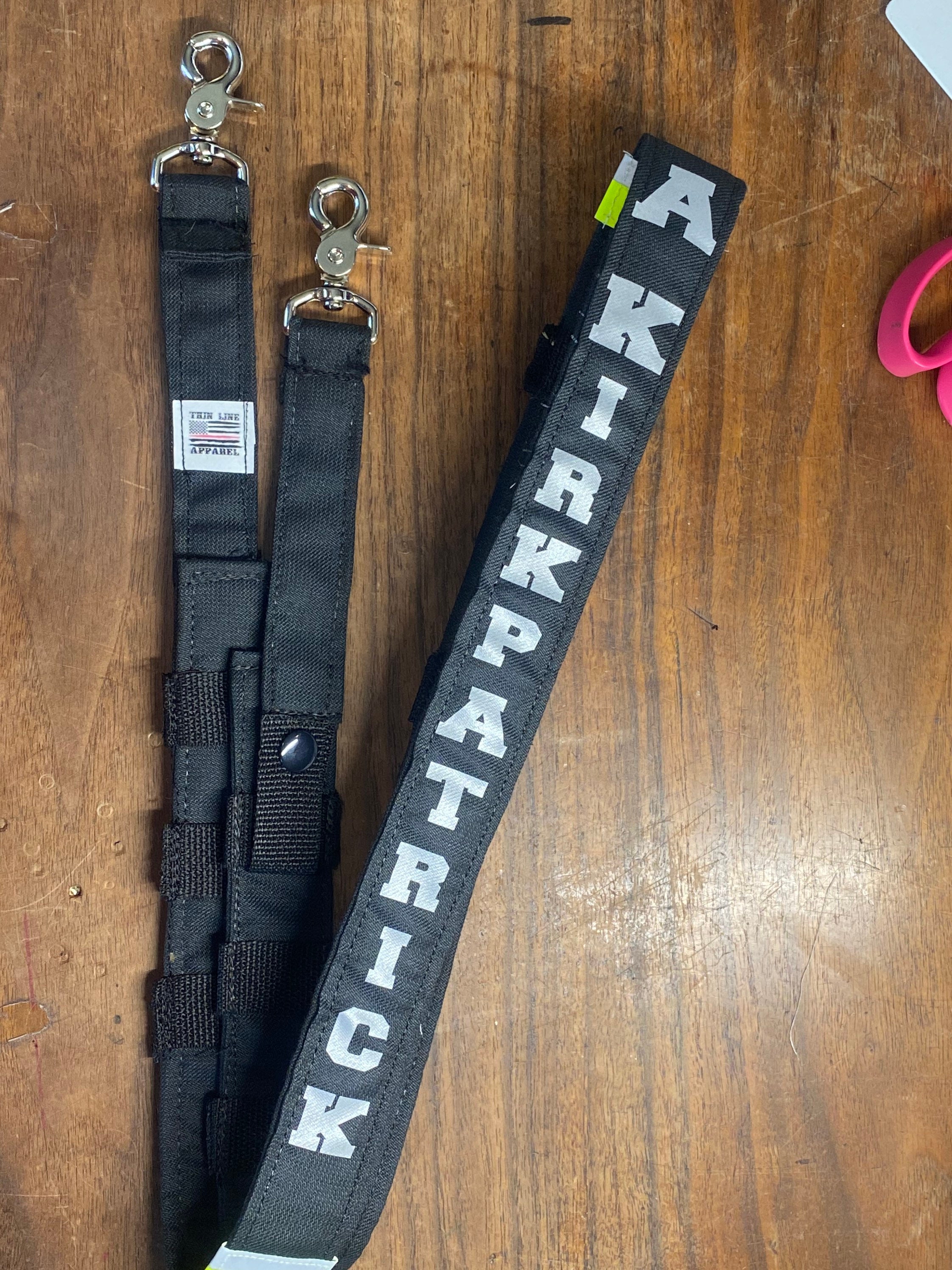 Firefighter Black Reflective Radio Strap Gifts for - Etsy