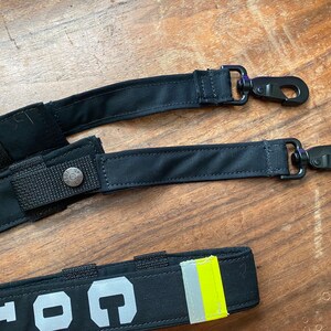 Firefighter Black Reflective Radio Strap - Gifts for Firefighters- EMS ...