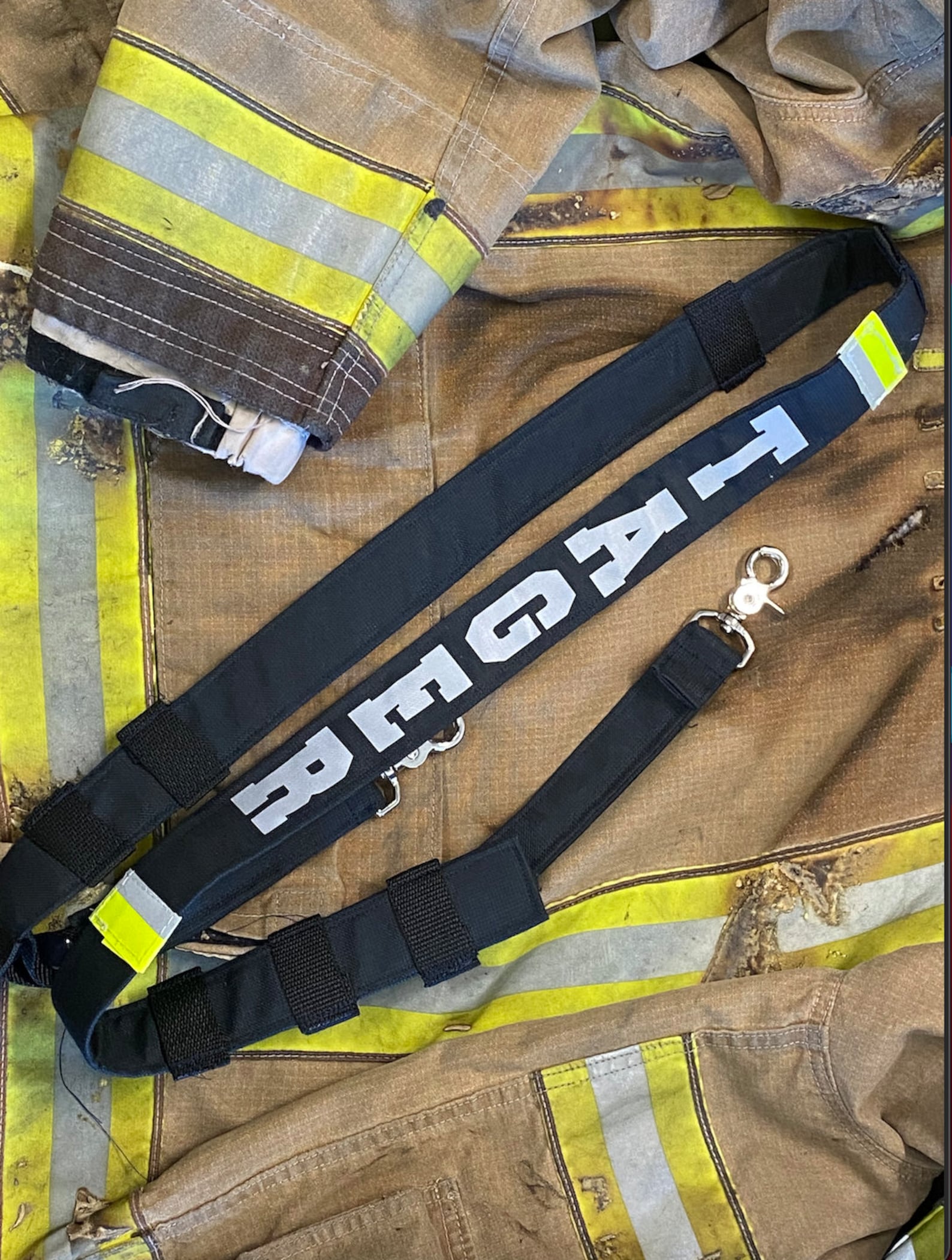 Firefighter Black Reflective Radio Strap Gifts for - Etsy