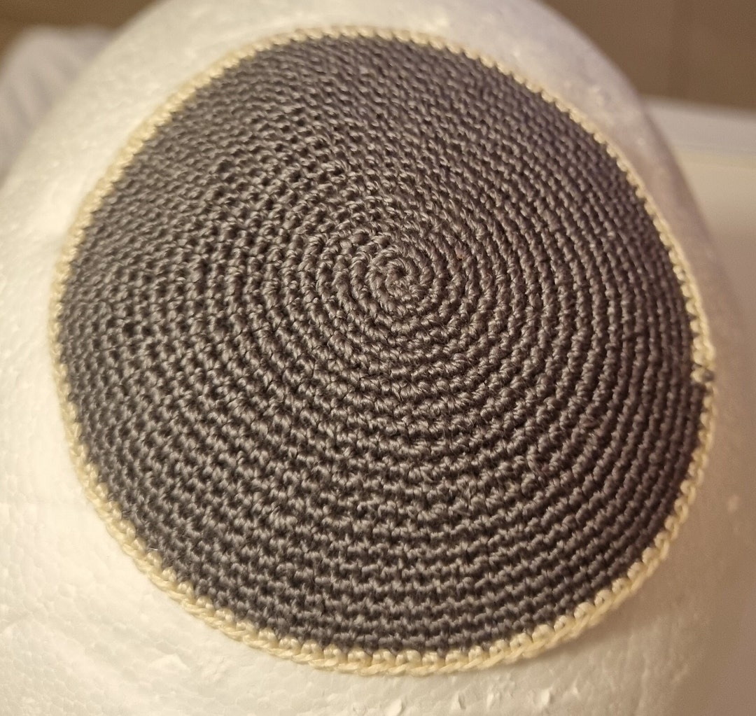 Fashion Kippah 9cm 10cm 12cm Jewish Kipa Hand Knitted Yamakah DMC ...