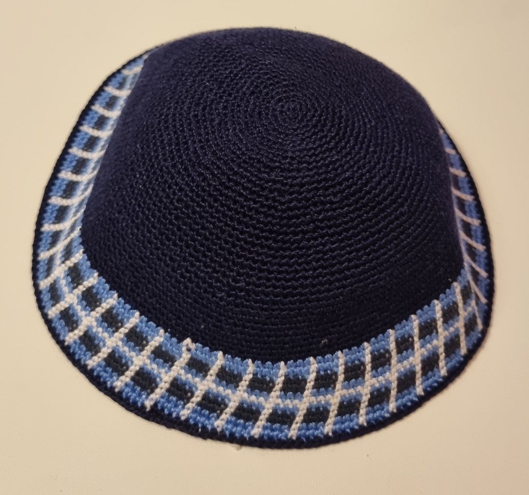 Kippah 22cm Cap From Jerusalem EXCELLENT Quality Yarmulke Handmade ...