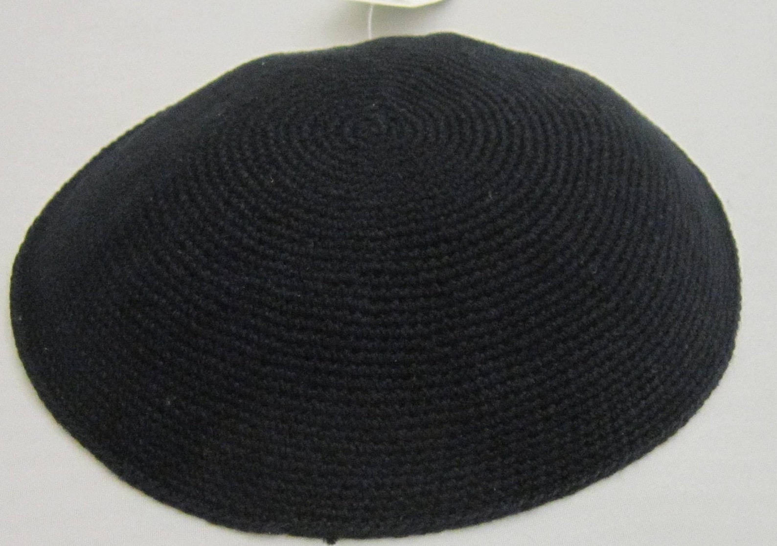 Hand Knit Black Kippah, DMC Yarn Yarmulke (9-22cm) - Etsy