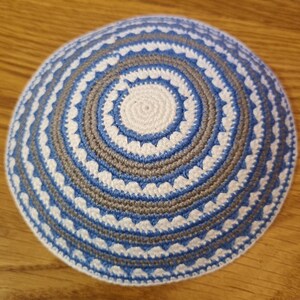 Hand Knit Kippah, Super Patterns Design, Jewish Yamakah (14cm) - Etsy