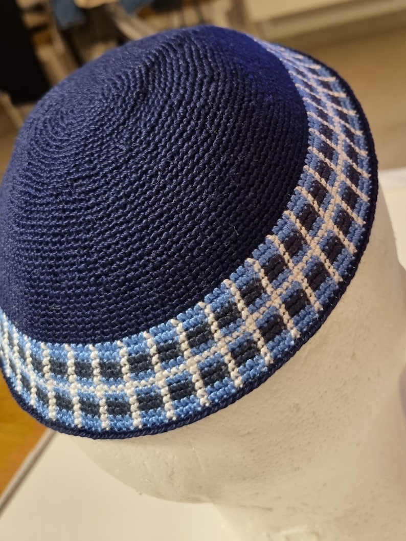 Kippah 22cm Cap From Jerusalem EXCELLENT Quality Yarmulke Handmade ...