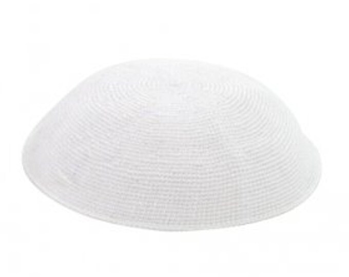 Floral Womens Kippot Cream White and Red Crochet & Beaded Kippa, Womens ...