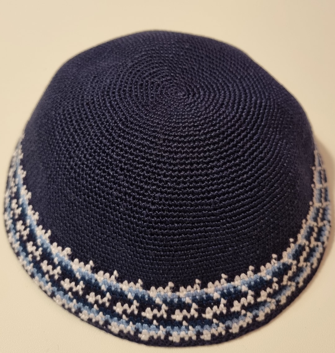 Kippah 23cm Cap From Jerusalem EXCELLENT Quality Yarmulke Handmade ...