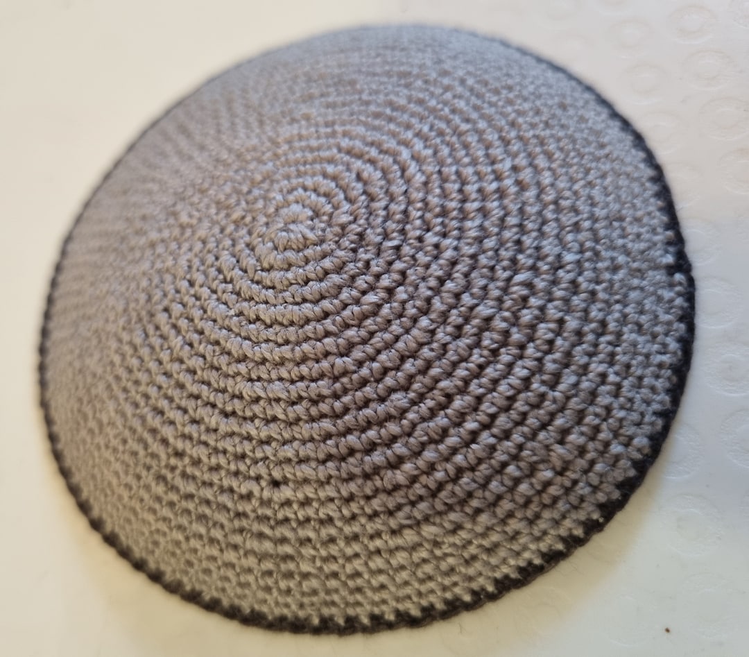 Fashion Kippah 9cm 10cm 11cm 12cm Jewish Kipa Hand Knit Yamaka DMC ...