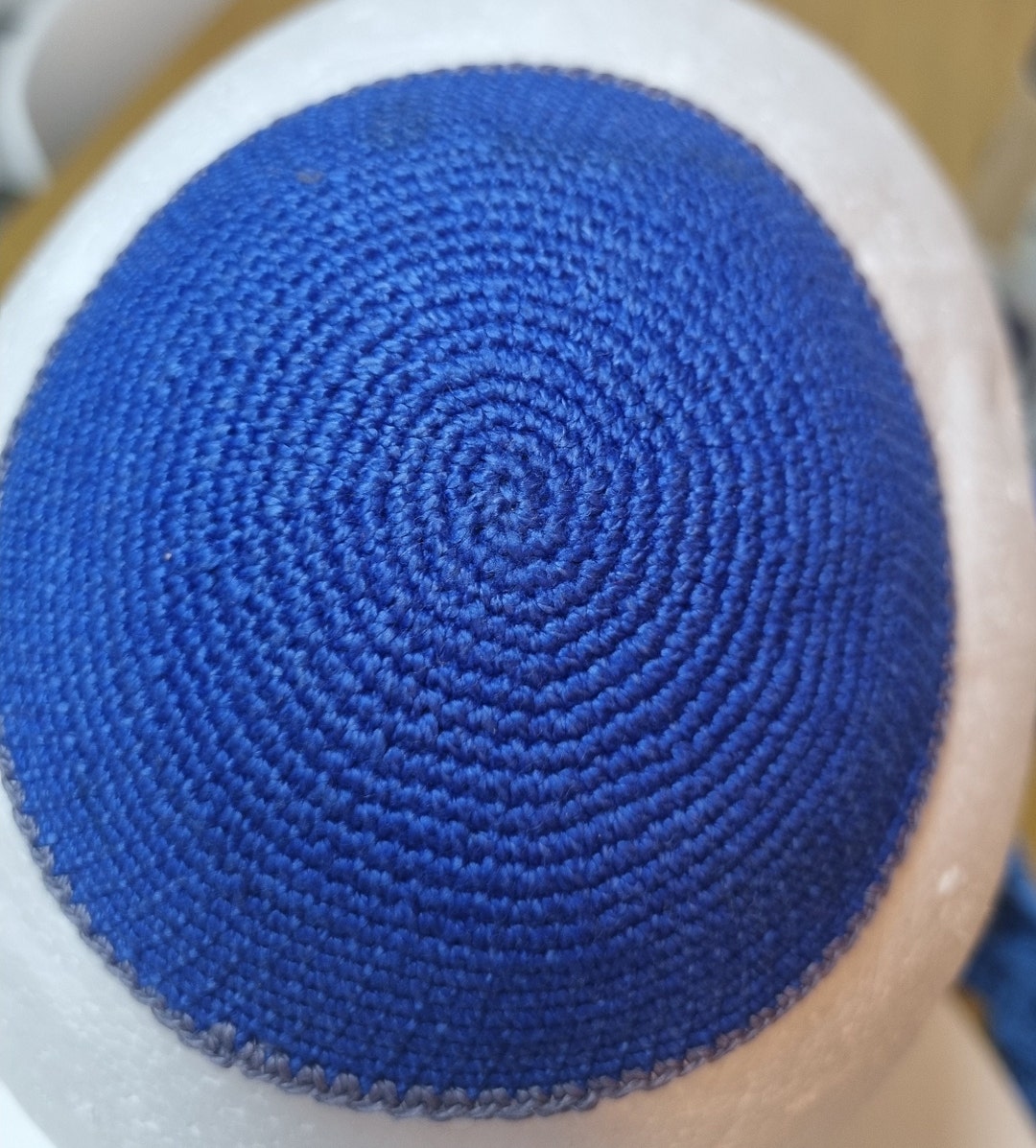 Fashion Kippah 10cm Jewish Kipa Hand Knitted Yamakah DMC Judaica ...