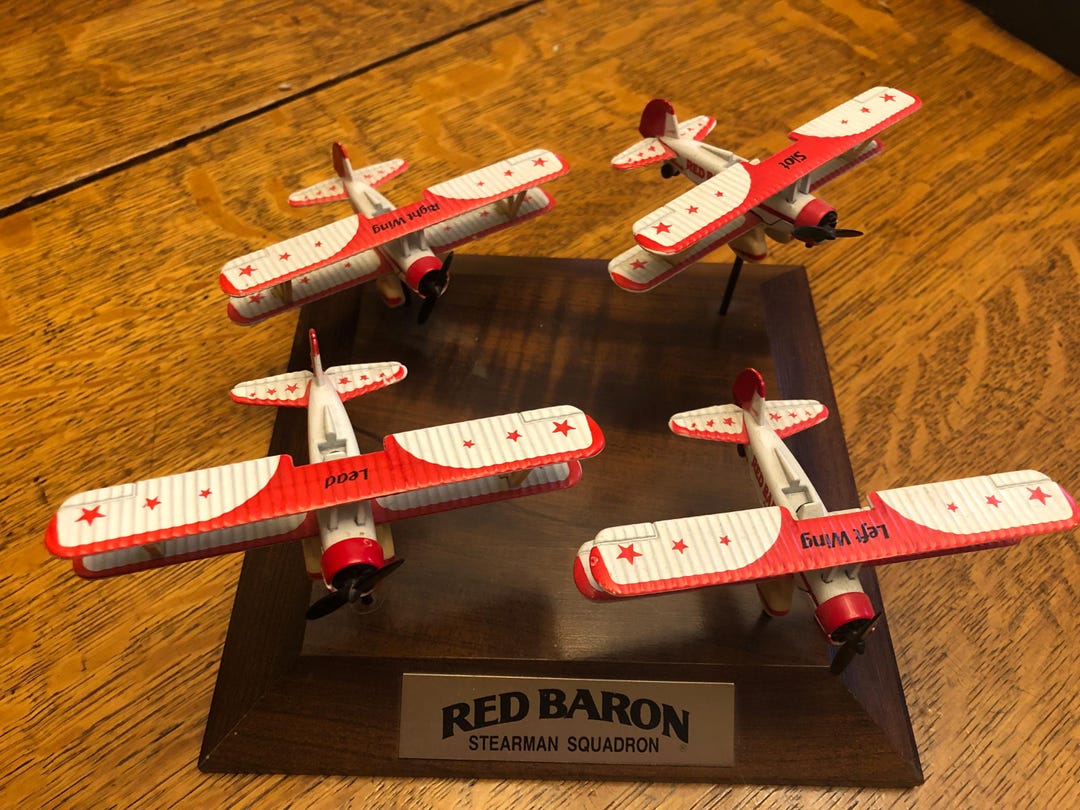 1991 Red Baron Pizza Stearman Squadron Promo - Etsy