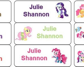 Little pony name tag | Etsy