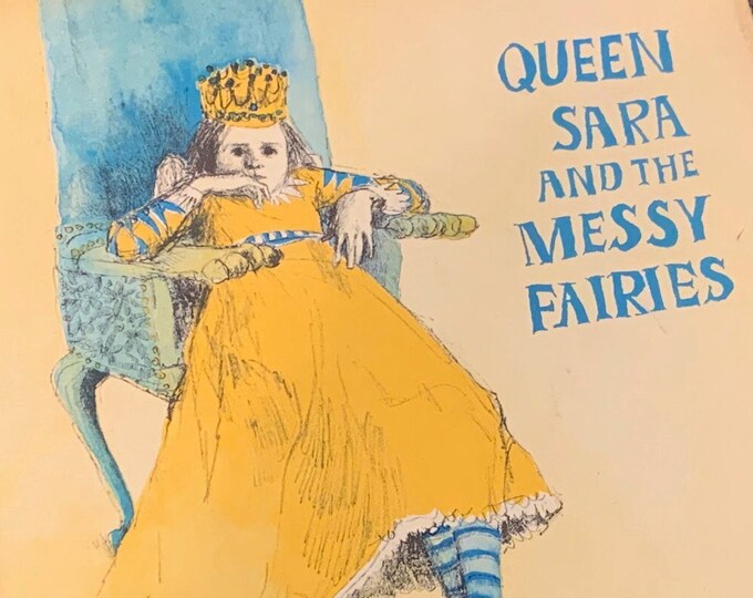 Vintage Queen Sara and the Messy Fairies Hardcover Book With Dust ...