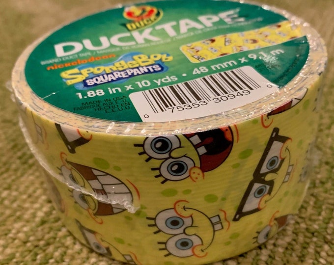 Spongebob Squarepants Duck Tape Roll Unopened New Old Stock Nickelodeon ...