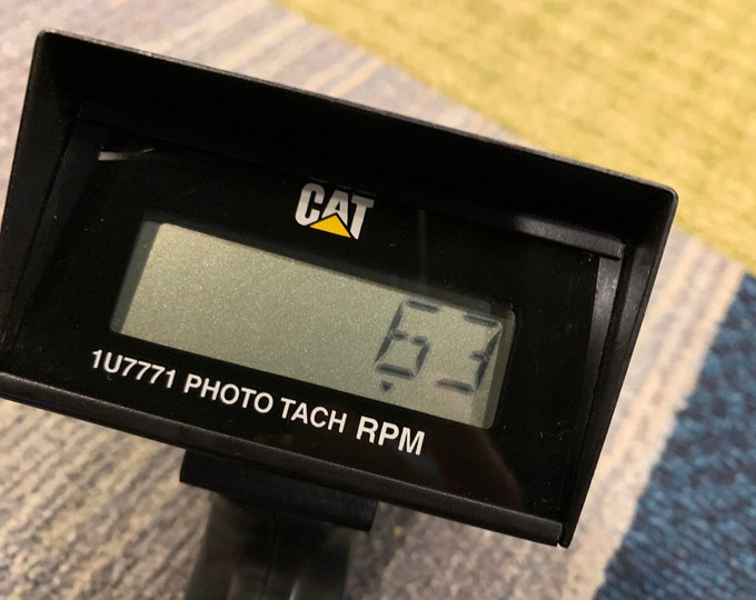 Vintage CAT Caterpillar Photo Tach RPM Tachometer Gun 1U6602 1U7771 ...